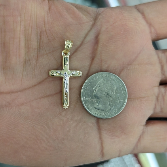 Unbrand | Jewelry | Kt Real Gold Cross Pendant | Poshmark